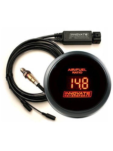 Innovate Motorsports Db-Red Air Fuel Gauge Kit. Red Leds, Lc-2 & O2 ...