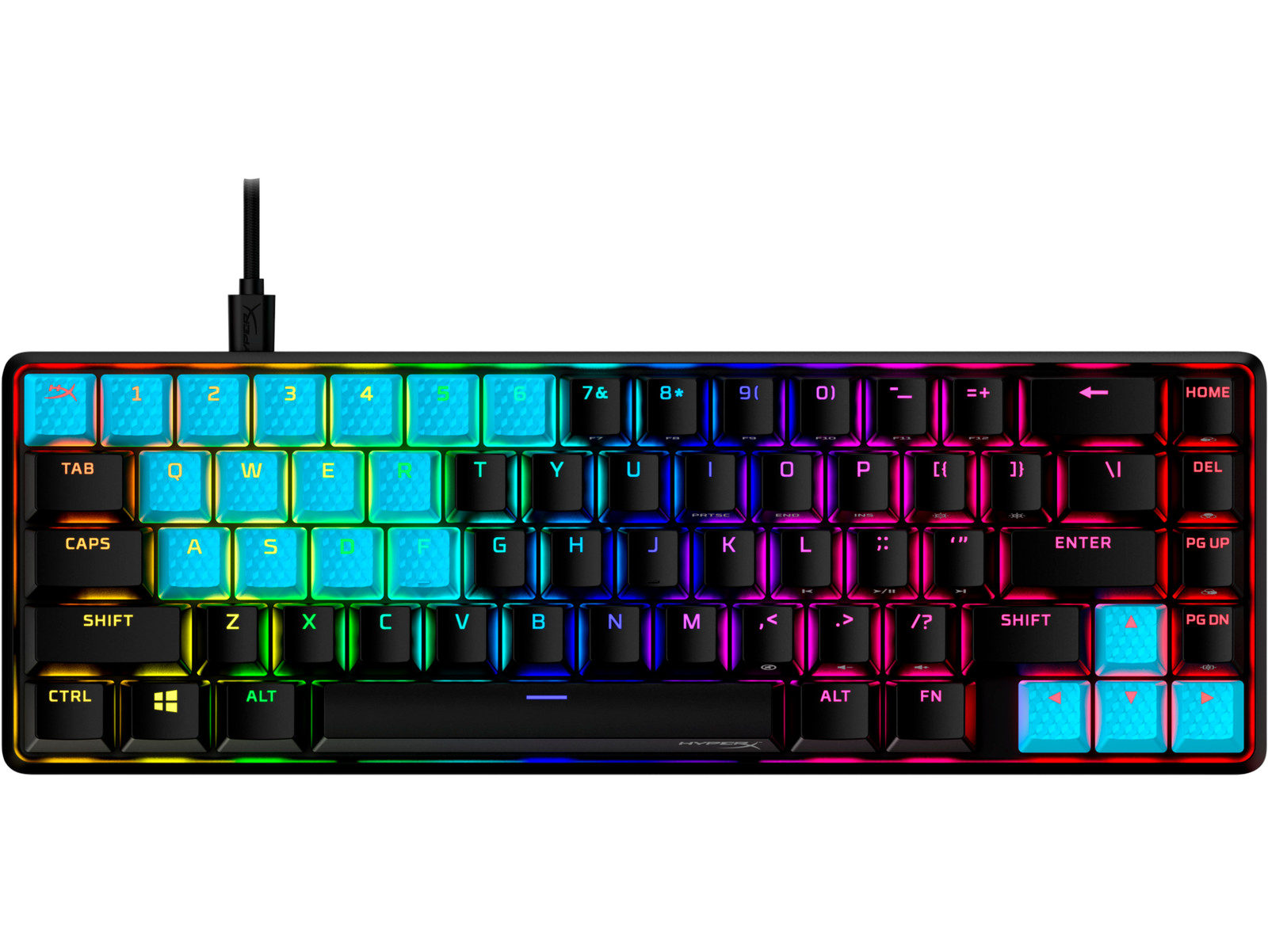 HyperX Rubber Keycaps - Gaming Accessory Kit - Blue (US Layout)