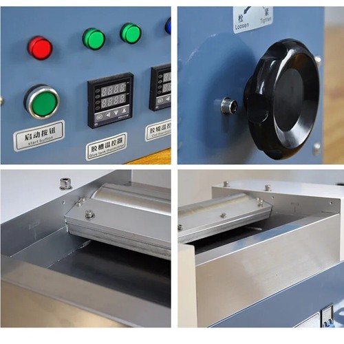 RJ- 400 Desktop Gluing Machine Industrial Pearl Cotton Hot Melt ...