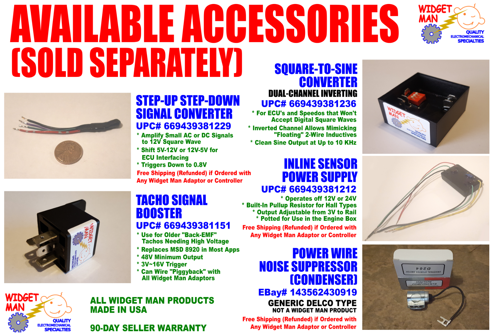 COP / DIS TACH ADAPTER, convert COP or DIS-pack ignition to any 4-8-cyl ...