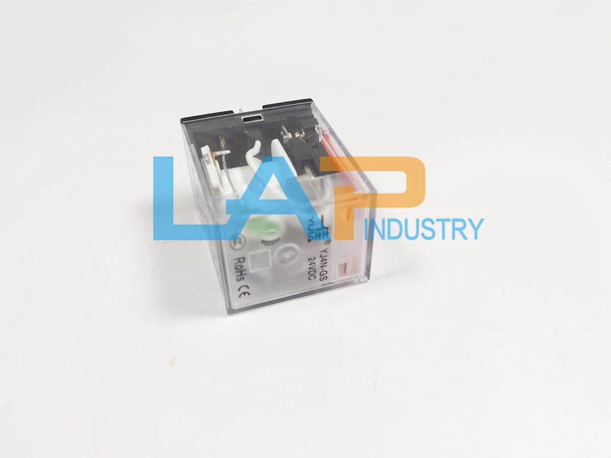 QTY:5 Relay YJ4N-GS Intermediate relay 24v DC HH54P with lamp 14 feet ...