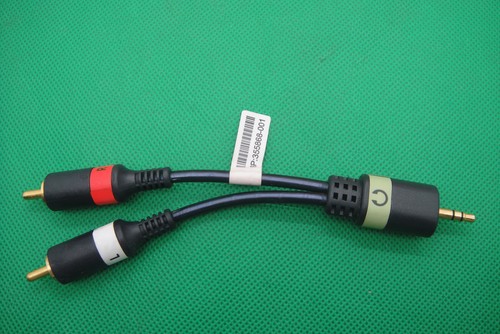 HP Audio 3.5mm 1/8" Male to 2 RCA Female Jack Spitter CD Player ...