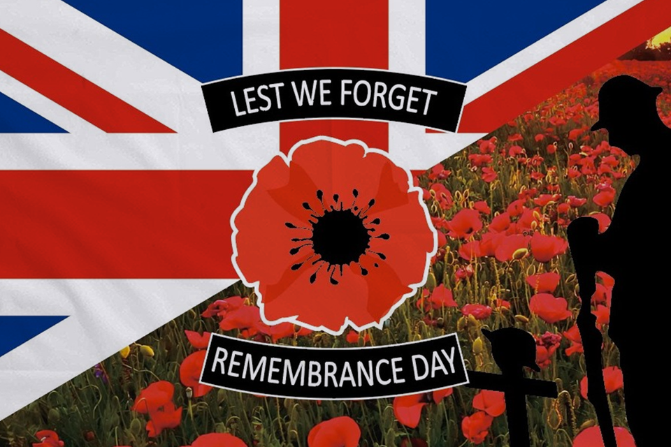 Lest We Forget Remembrance Day Union Jack Polyester 5'x3' Flag | eBay UK
