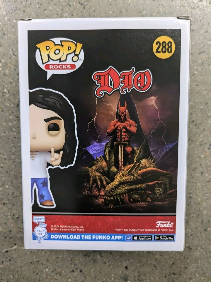 Funko Pop! Vinyl: Ronnie James Dio - Ronnie James Dio #288 889698594851 ...