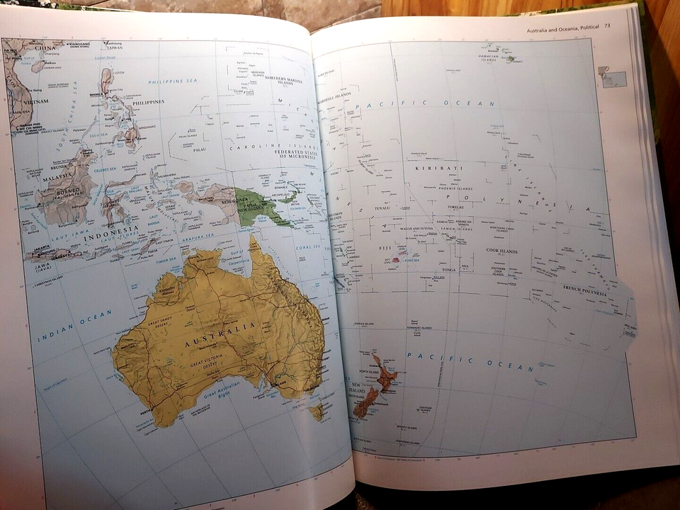 The World Book Atlas 2006 Rand McNally Planet Map Earth | eBay