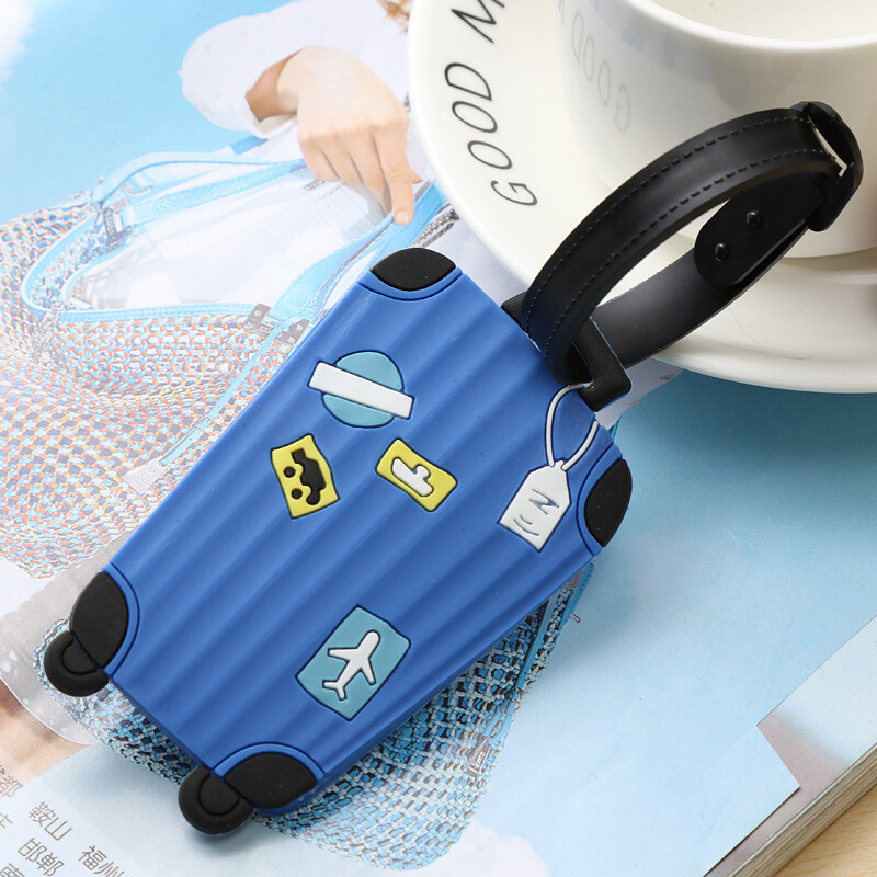 Fashion Suitcase Shape Luggage Tags Cute Holiday Labels Travel Bag ...