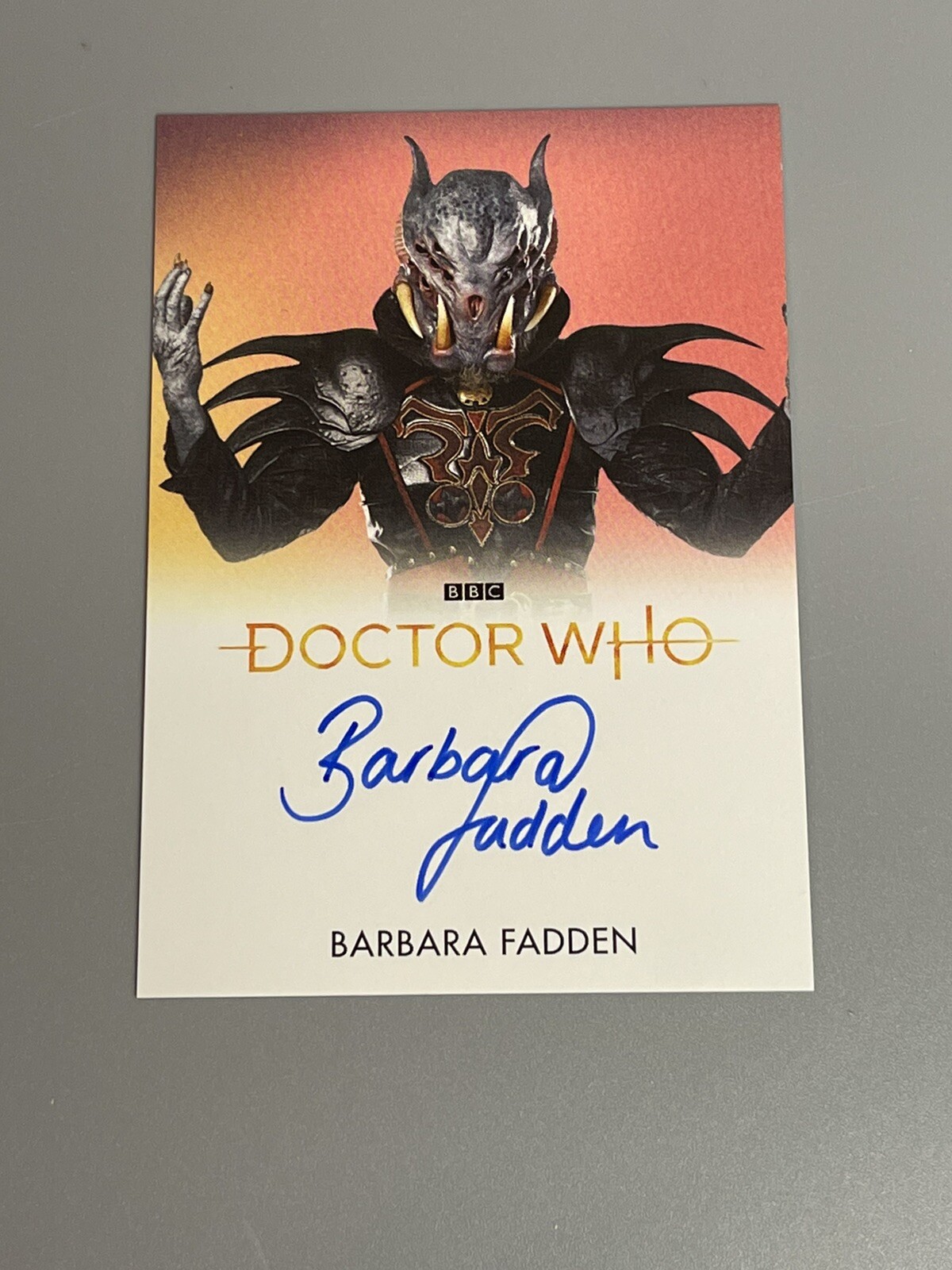 Barbara Fadden Rittenhouse Doctor Who Series 11 & 12 Full Bleed Auto As ...