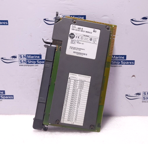 Allen Bradley 1771-IAD D Rev B02 120V AC/Dc Eingang Modul 96220671 C01 ...