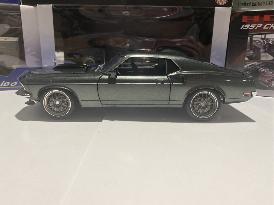 1969 Ford Mustang GT Street Fighter - Bullet Green. 1/18 Scale ACME 1 ...
