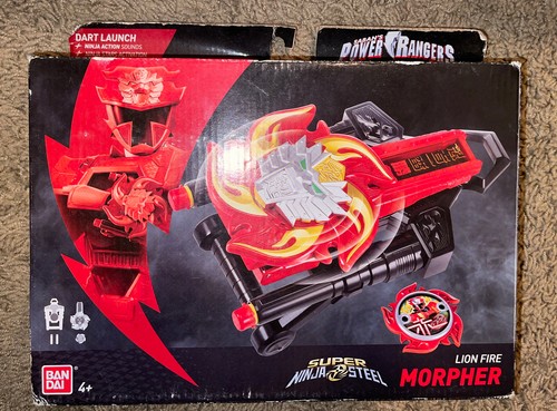 Bandai Power Rangers Super Ninja Steel Lion Fire Morpher Roleplay Toy ...