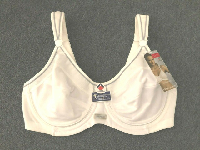 MYER-BERLEI Size 10 D. Legend Refresh WHITE High Impact Support Sports ...