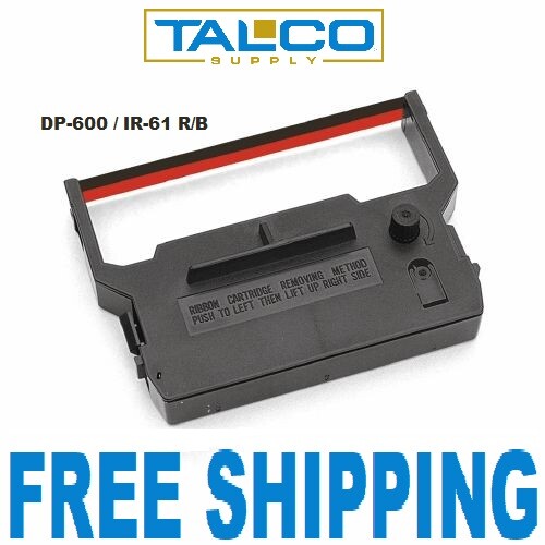 (1) BLACK/RED Printer Ribbon for CITIZEN iDP-3520/3530/3535/3540/3545 ...