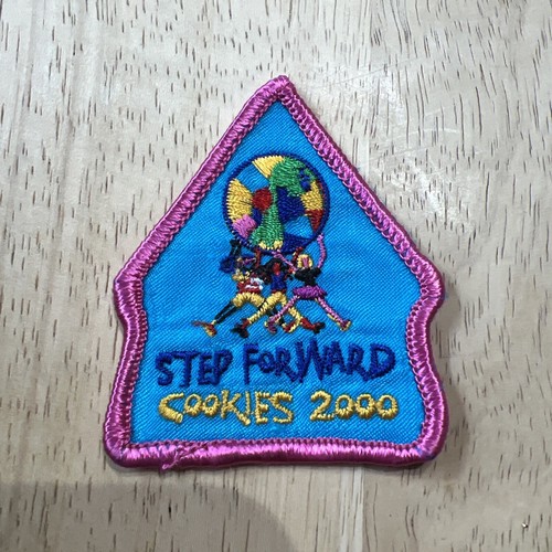 Girl Scout GSA Step Forward Cookies 2000 Cookie Sales Patch | eBay