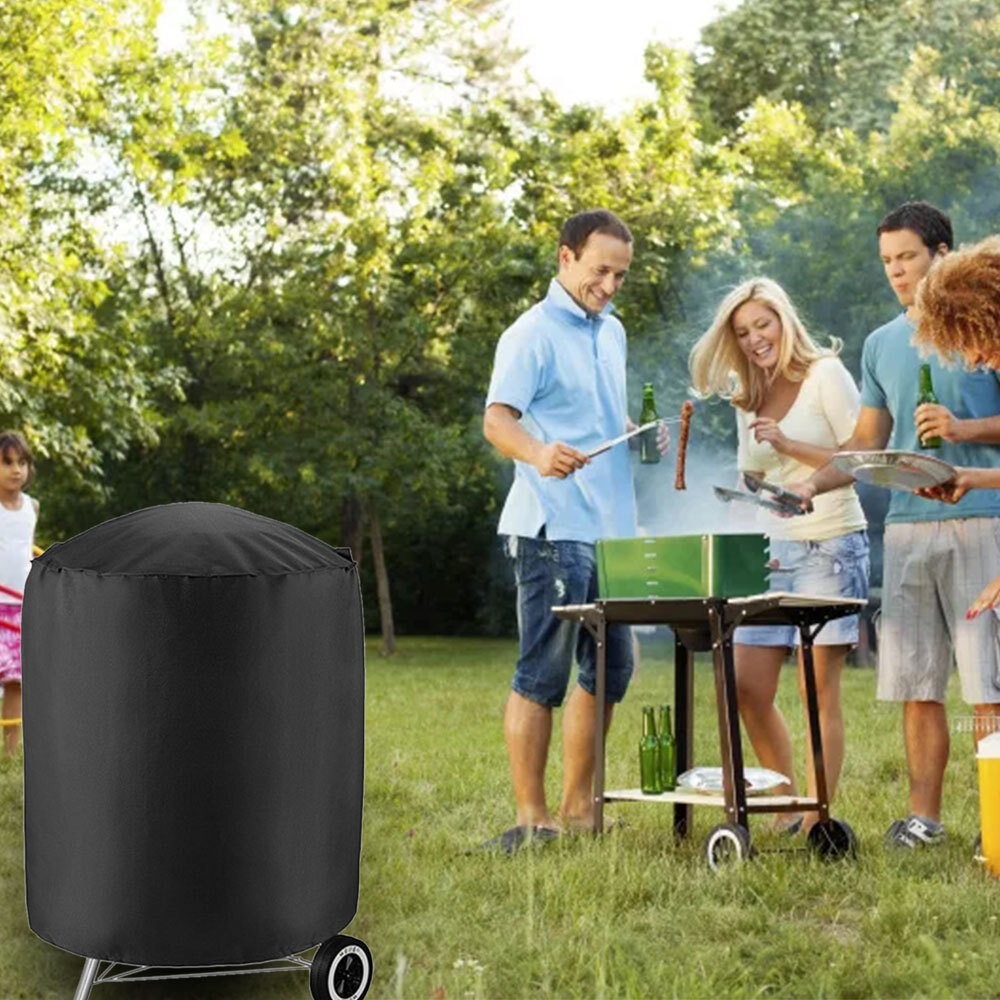 Garden Round BBQ Grill Kettle Cover Outdoor Waterproof Barbecue Smoker ...