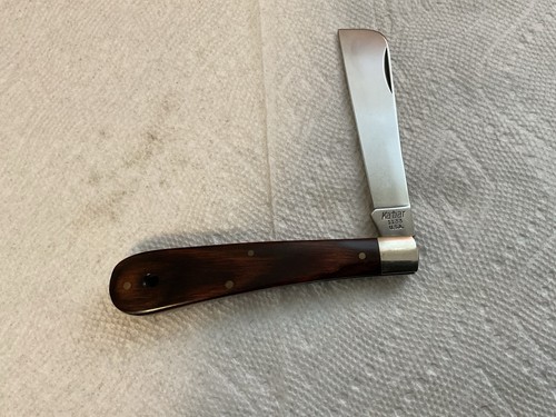 VINTAGE KA-BAR 1133 USA WOOD SAILORS ROPE KNIFE 1975-1990’S NEVER USED ...