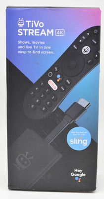 TiVo Stream 4K Media Streamer Powered By Android TV - Black, Open Box ...