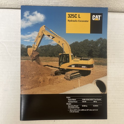 325C L CAT Excavator Caterpillar Sales brochure | eBay