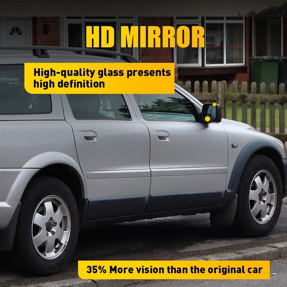 OE GA-VO2103 Right Heated Mirror Glass W/ Backing Plate for Volvo XC70 ...
