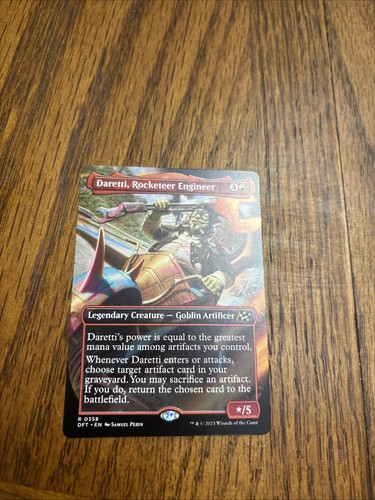 Daretti, Rocketeer Engineer (Borderless) Aetherdrift Regular | eBay