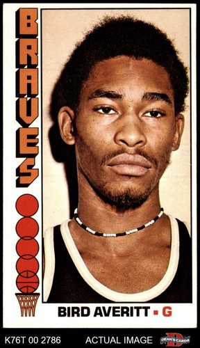 1976 Topps #49 Bird Averitt Braves-BskB Pepperdine University 4 - VG/EX ...