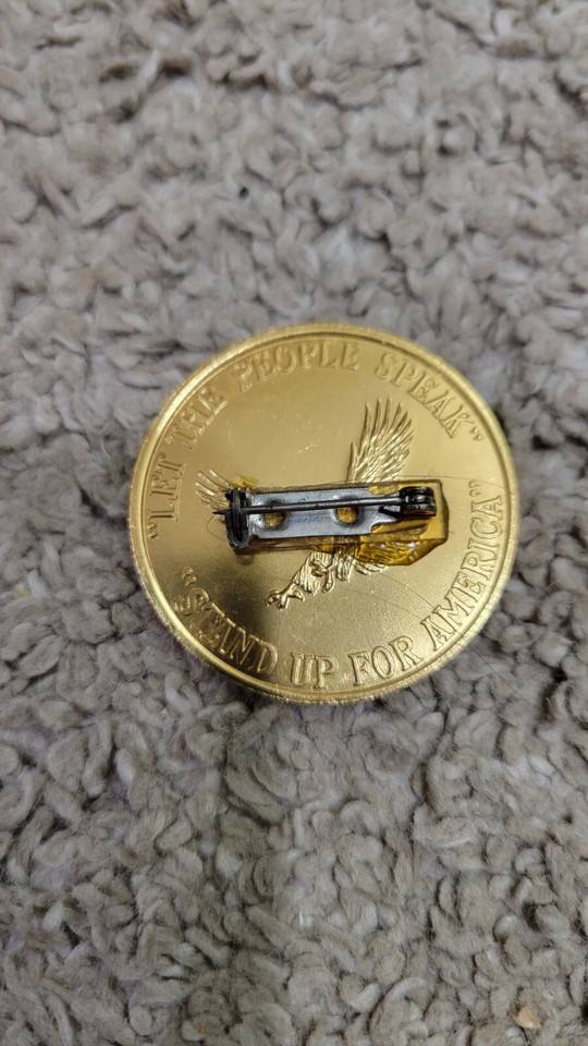 Vintage 1968 George C Wallace Alabama's Fighting Governor Token Medal ...