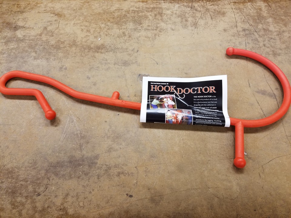 Hook Doctor Calf Catcher Dual Tool Eartag Mouth Treat Cattle Control ...
