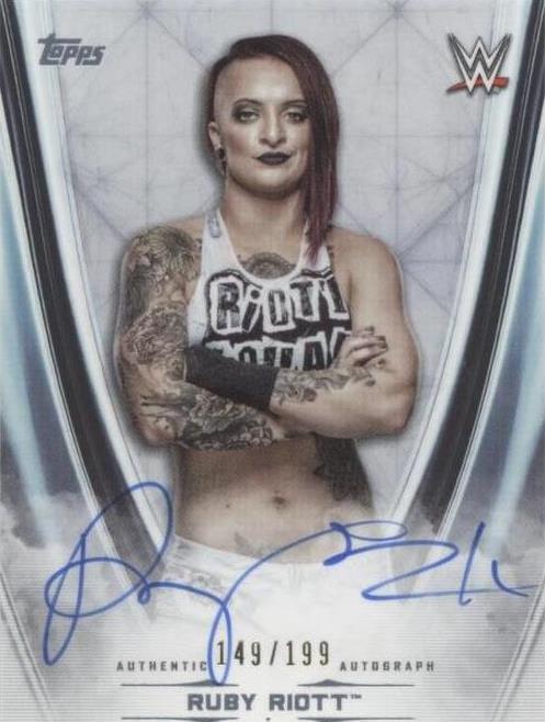 2020 Topps WWE Undisputed - Undisputed Autographs Ruby Riott #A-RB /199 ...