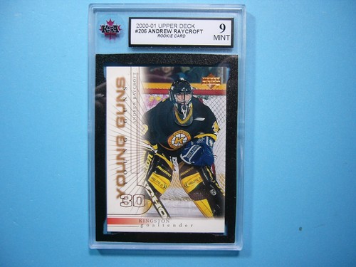 2000/01 UPPER DECK YOUNG GUNS HOCKEY CARD 206 ANDREW RAYCROFT ROOKIE RC ...
