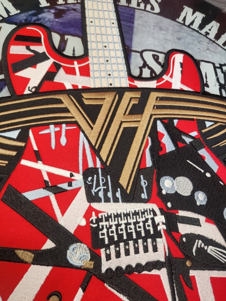 HUGE EMBROIDERED VAN HALEN GUITAR JB PATCH (Made To Order) | eBay