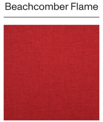 Warwick UPHOLSTERY FABRIC "Beachcomber - Flame" 5 metres x 145cm wide ...