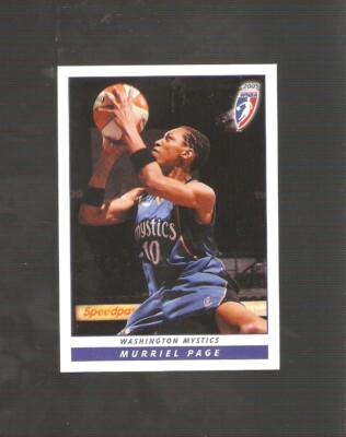 murriel page 2005 wnba base card,florida washington mystics #94 | eBay
