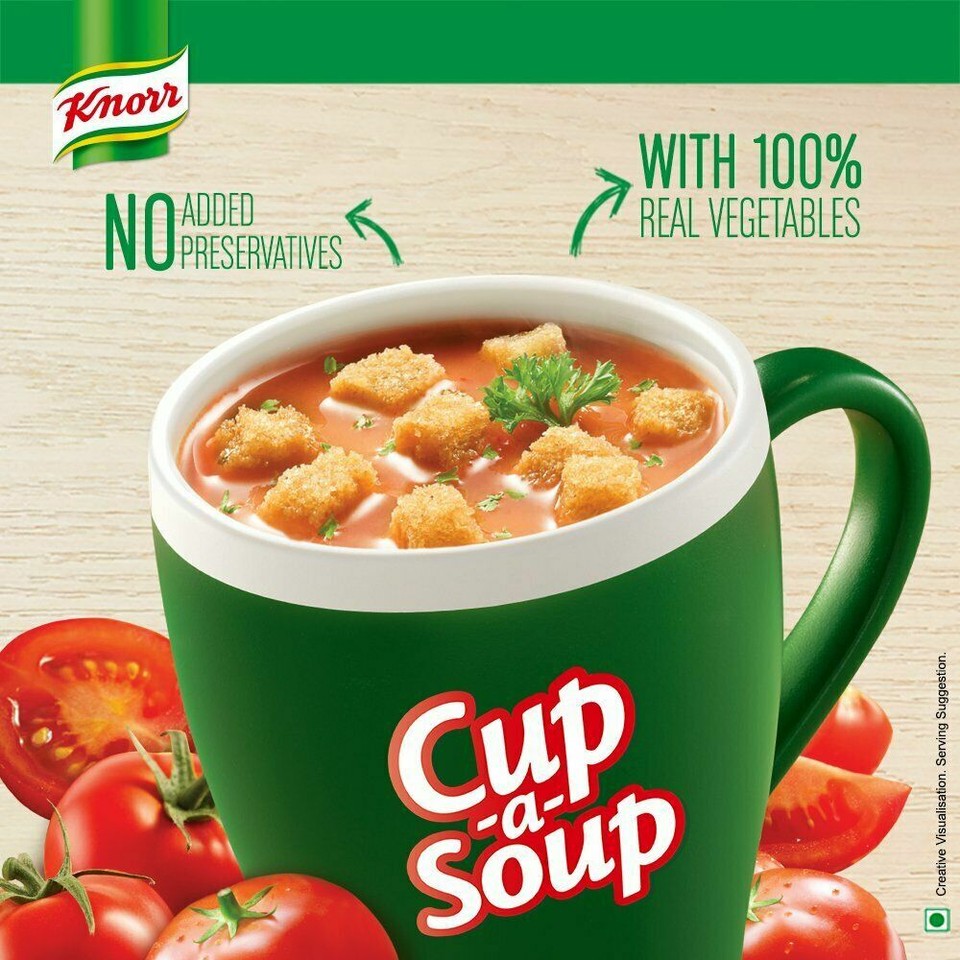 KNORR Cup a Soup Instant Soup with Croutons & Vegetables Various ...