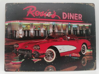 Retro Schild Blechschild Dekoration Deko Vintage Schild Diner | eBay.de