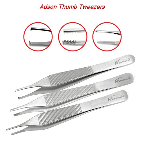 Dental Assorted Adson Thumb Tissue Brown Dressing Forceps Surgical Instruments | eBay