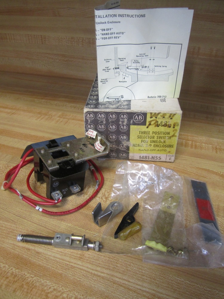 Allen Bradley 1481-N55 Selector Switch Unit 1481N55 | eBay