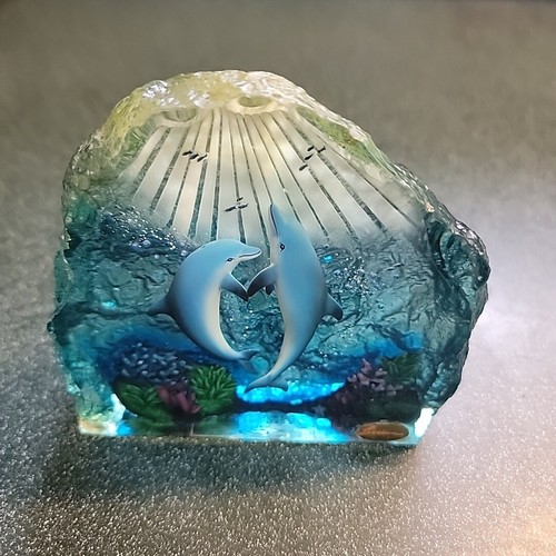 Christian Riese Lassen Collection Embracing The Light NO 9327 Dolphins ...