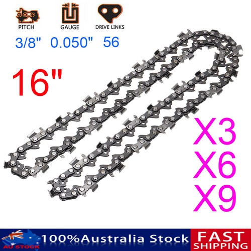 3/6/9X CHAINSAW CHAIN 3/8LP .050 56DL FOR HUSQVARNA 16" 136 141 142 236 ...