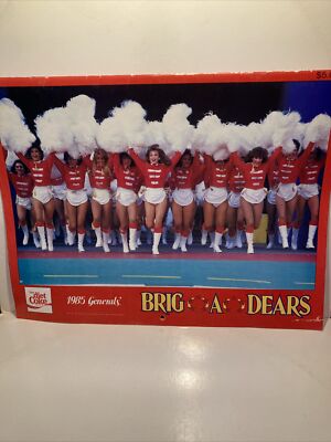 1985 USFL NJ Generals Football BRIG A DEARS Cheerleader Calendar ~ must ...