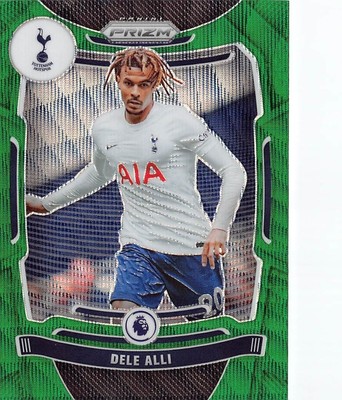2021-22 Prizm English Premier League Prizms Green Wave #164 Dele Alli ...