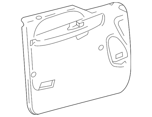 Genuine Ford Door Trim Panel 7C3Z-2523942-CB | eBay