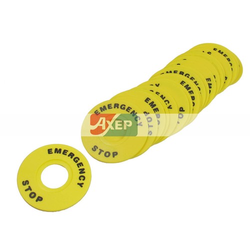 A 20pcs 22mm Inner Dia Emergency Stop Ring for Pushbutton Switch ...