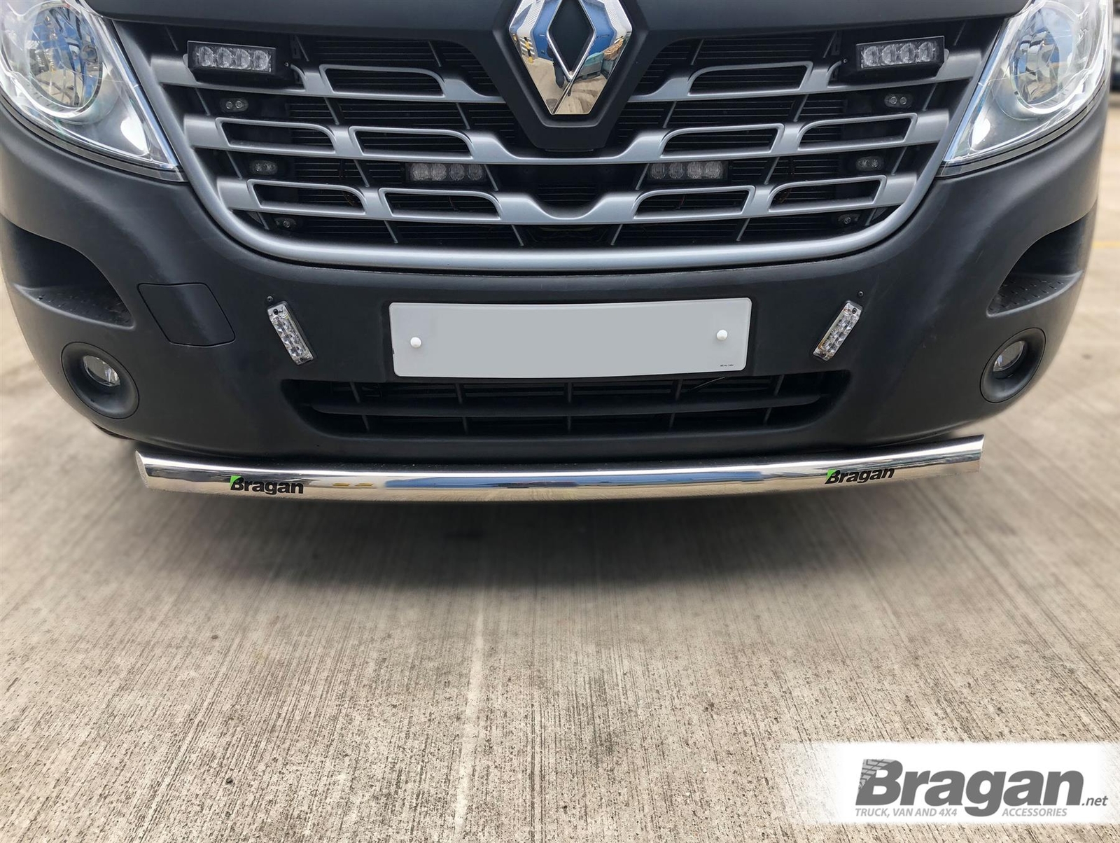 Spoiler Bar To Fit Vauxhall Opel Movano 2010 - 2021 Van Front Stainless ...