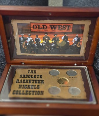 1883-1912 FIVE COIN SET LIBERTY V NICKEL SET - 5 c ☆OLD WEST RACKETEER ...