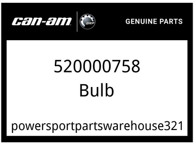 Can-Am OEM Part 520000758 Bulb | eBay