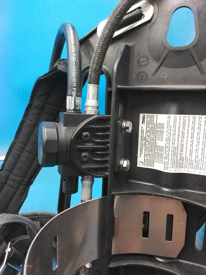 MSA Frame Bottle Cylinder Tank Holder Strap Harness Back Plate | eBay