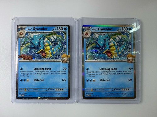Pokémon TCG English Misty’s Gyarados Stamped & Holo Set 049/182 ...