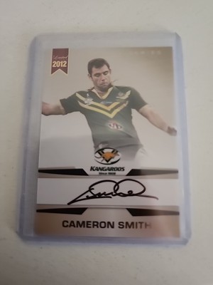 NRL 2012 LIMITED CAMERON SMITH SIGNATURE CARD | eBay