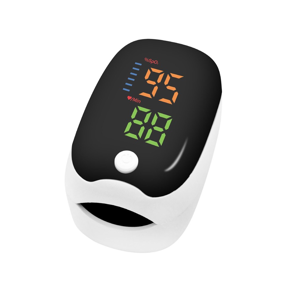 Blood Glucose Monitor LED Display Fingertip Oximeter for Adults Seniors ...