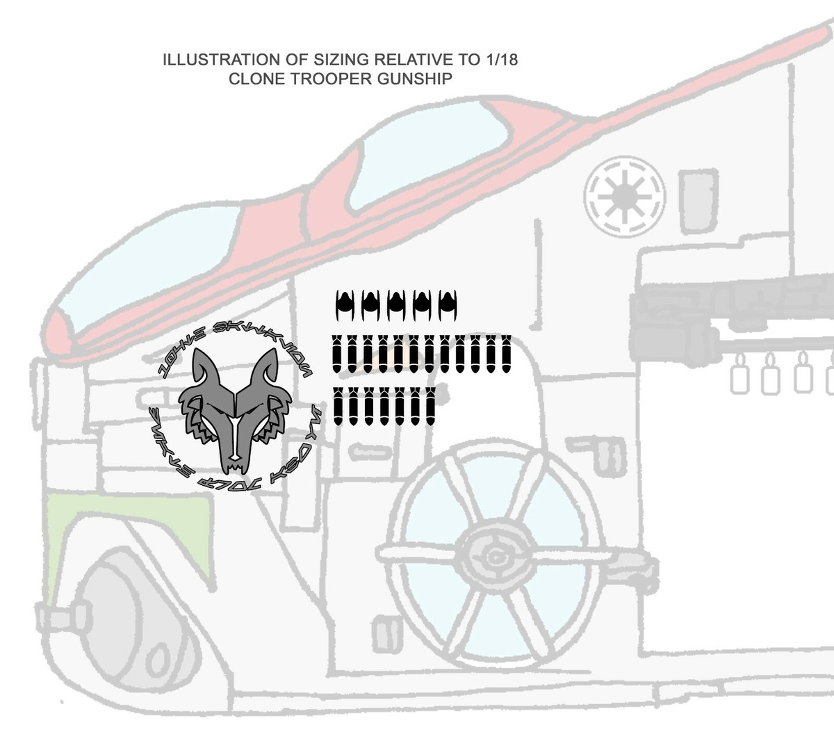 Republic Gunship Drawing Bad Kitty | Wookieepedia | Fandom