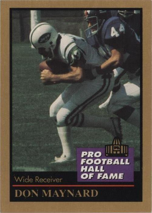 Las mejores ofertas en 1991 Enor Pro Football Hall of Fame Don Maynard ...
